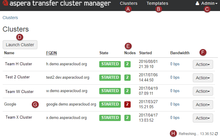 Using the ATC Manager UI