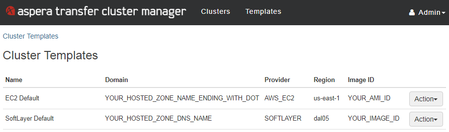 Using the ATC Manager UI